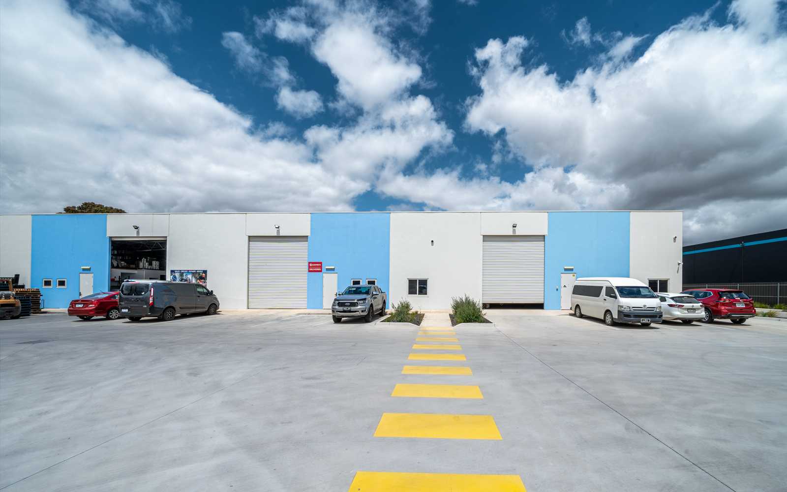 High Street Melton multi-tenant factory and office complexes